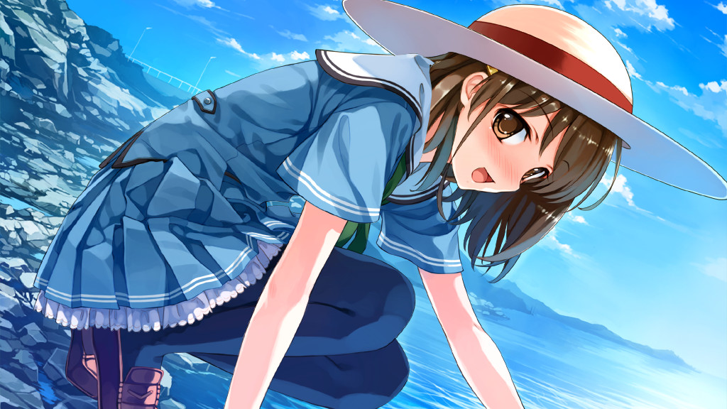 离水平线还有多远？- 深蓝的天空和洁白的翅膀 - 水平線まで何マイル?-Deep Blue Sky & Pure White Wings- Galgame档案 - Hikarinagi